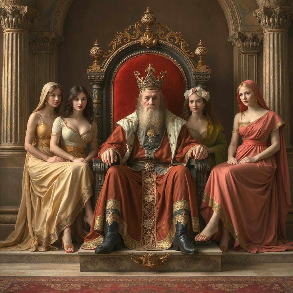 The King and his four wives.. How much time do you have? | by X.T ...
