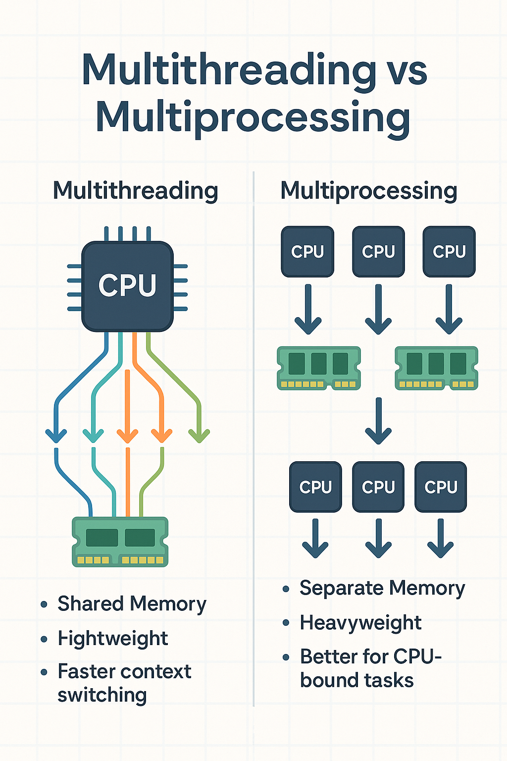 Threading vs Multiprocessing in Python: A Machine Learning Production Guide | by Vamsikd | Medium