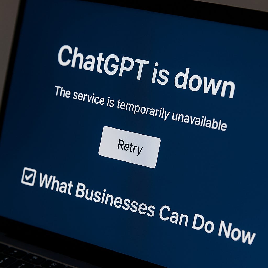 Dependency Risk: What the ChatGPT Outage Means for Your Processes | by ...