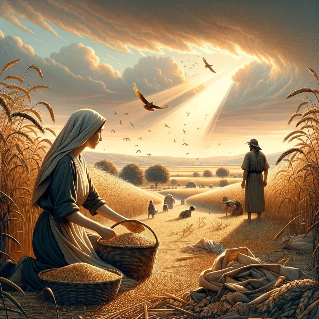 Ruth. In the fields of Bethlehem, under skies… | by Daily Devotionals ...