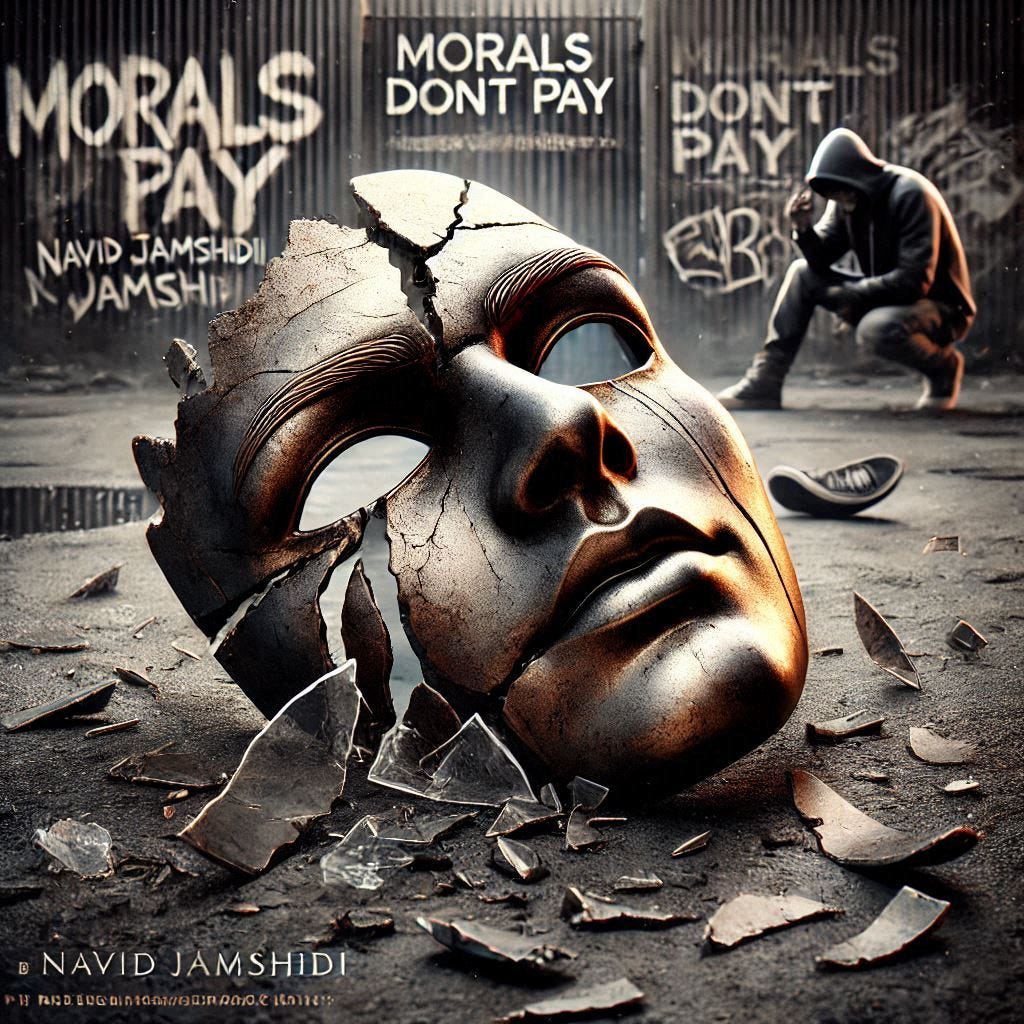 Moral Don't Pay (poem) | by Navid Jamshidi | Dec, 2024 | Medium