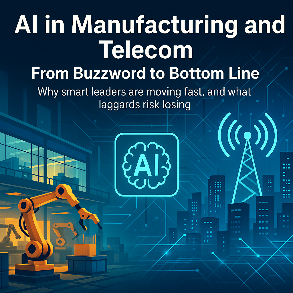 AI in Manufacturing and Telecom: From Buzzword to Bottom Line | by ...