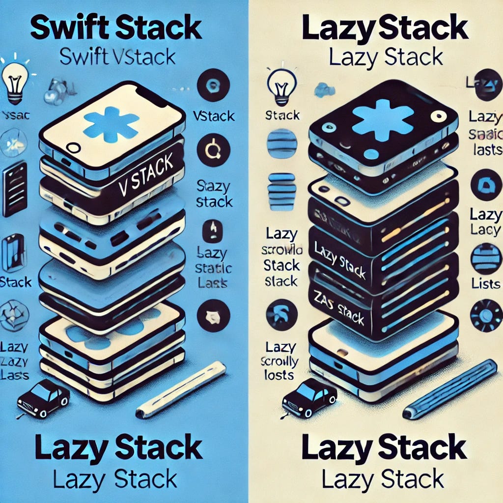 Understanding Stacks and LazyStacks in SwiftUI | by Suneel Kumar Nandi | Medium