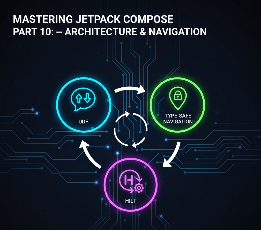 Jetpack Compose Part 10: Architecture & Navigation | Stackademic