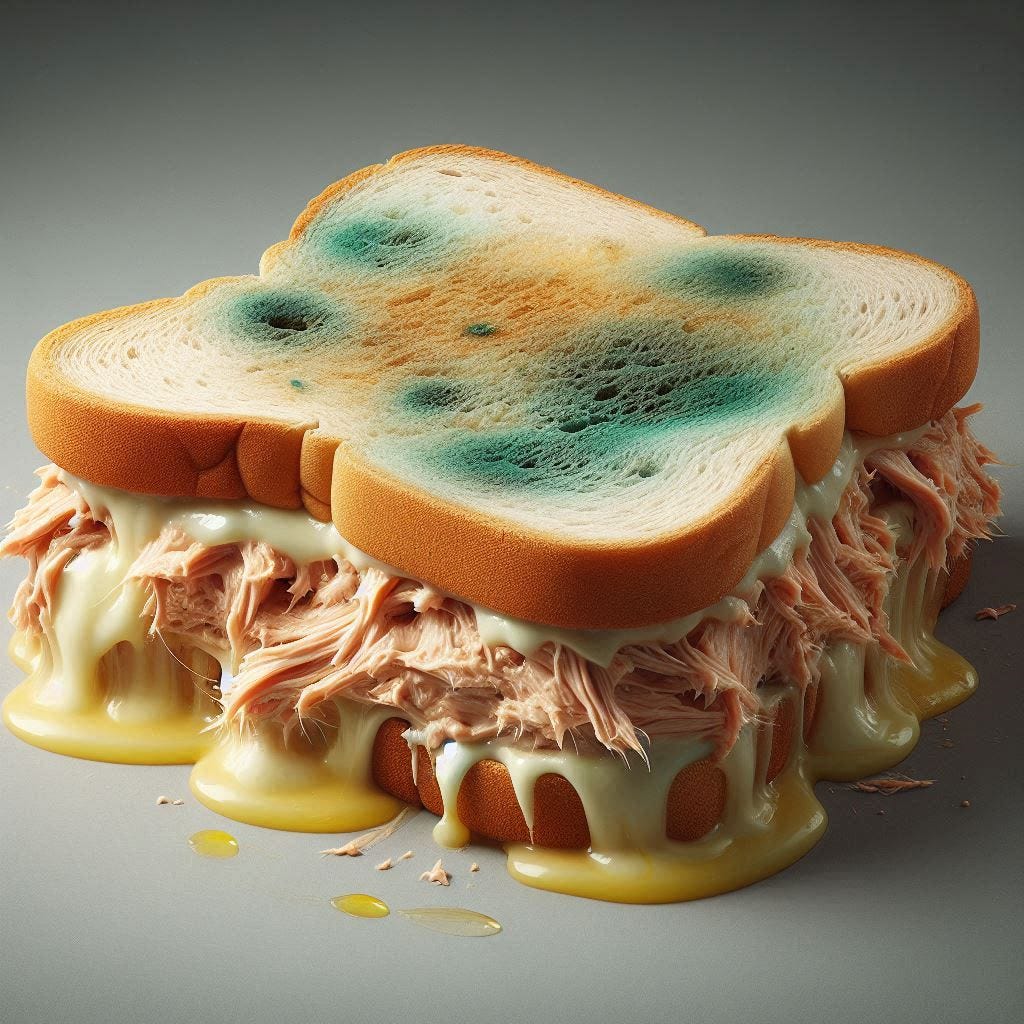 I’m Starving & The Bar Has Only A Frozen Burger & A Tainted Tuna ...