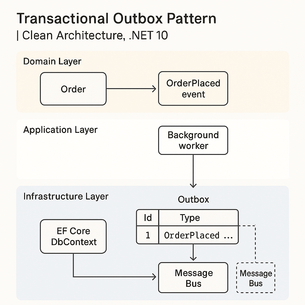 Transactional Outbox Pattern | Clean Architecture, .NET 10 | by Michael ...
