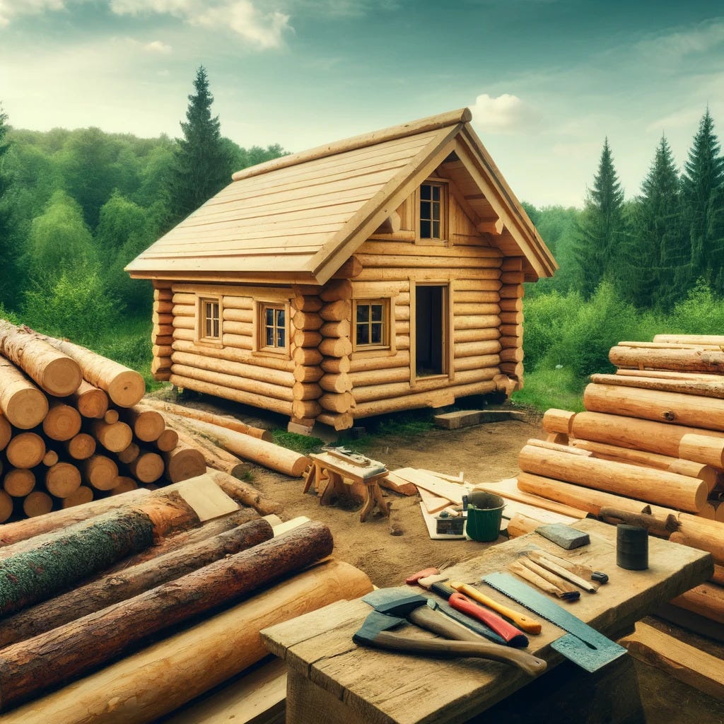 DIY Guide: “How to Build a Log Cabin” | by Loft Conversions & House ...