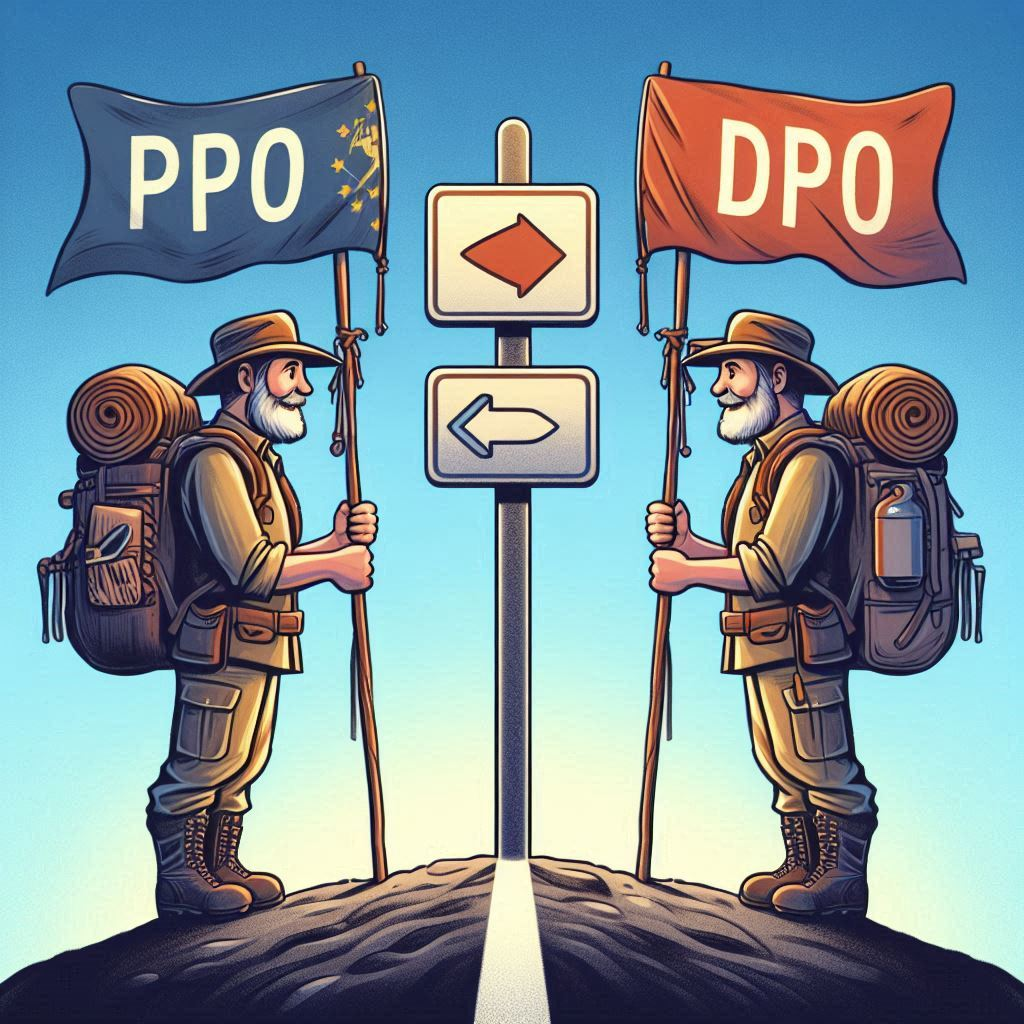 RLHF(PPO) vs DPO. Although large-scale unsupervisly… | by BavalpreetSinghh | Medium