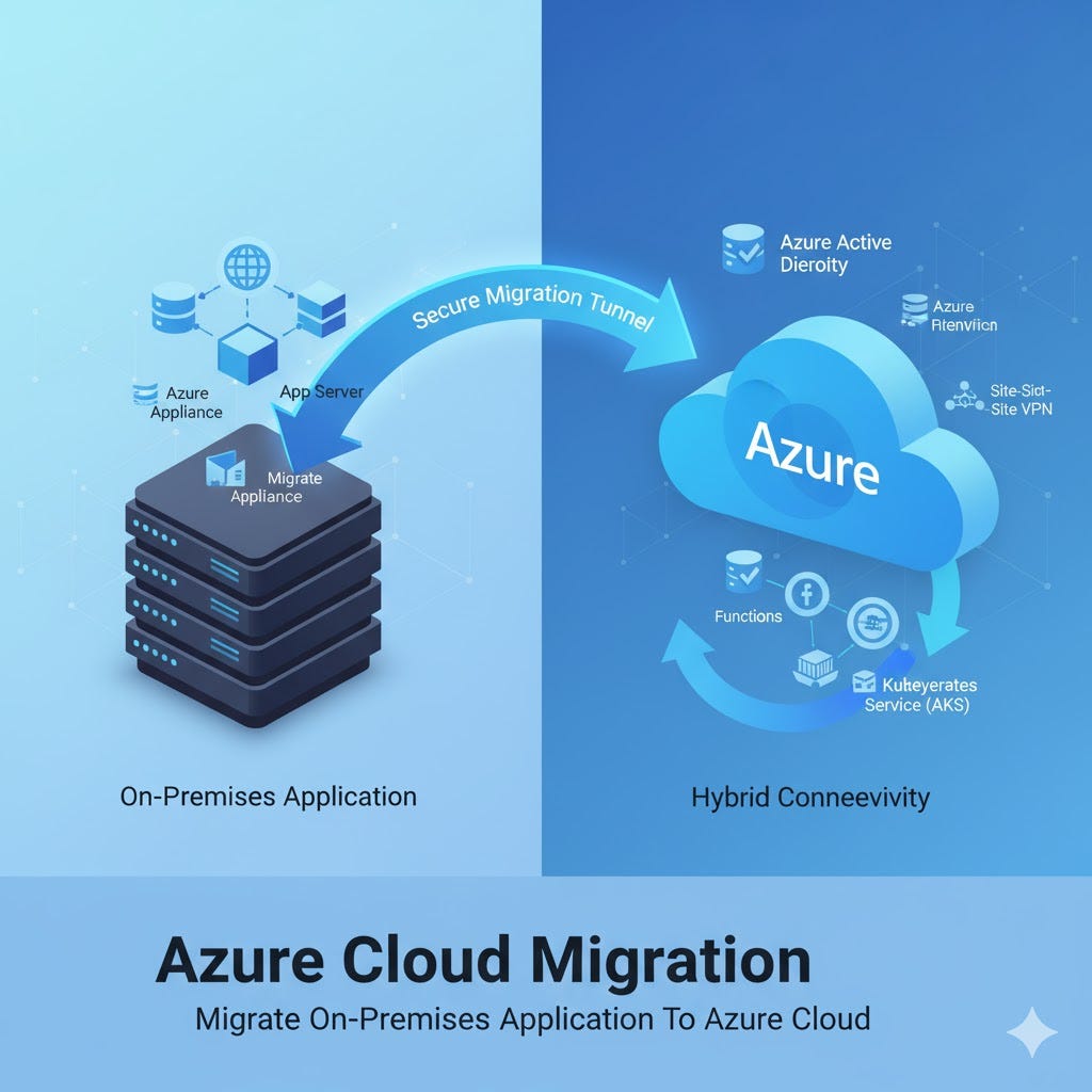Azure Cloud Migration : How To Migrate On-Premises Application To Azure ...