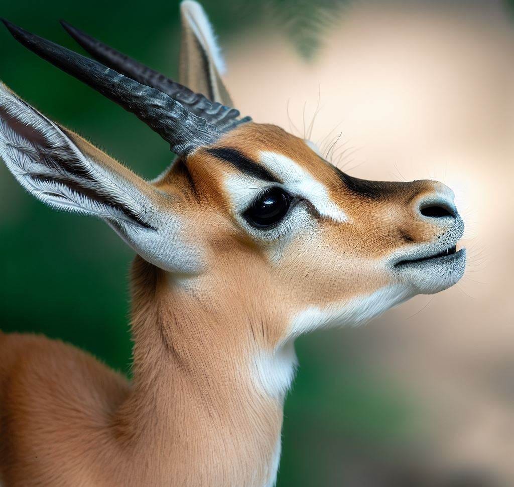 Gazelle’s Joyful Discovery. In a land where skies are blue and… | by ...