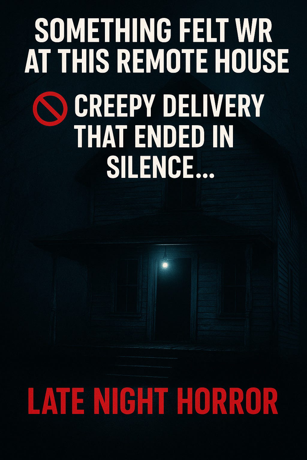 Something Felt Wrong at This Remote House: A Delivery That Still Haunts ...