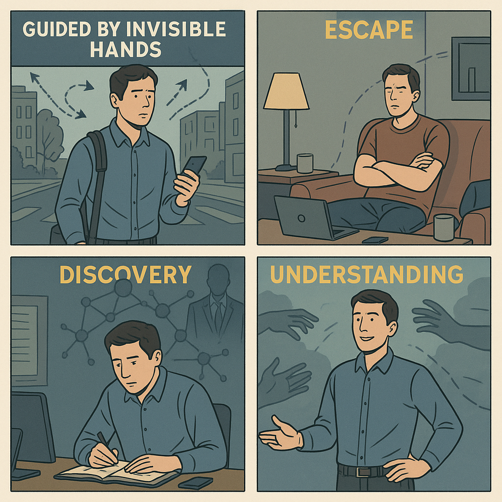 Guided by Invisible Hands. One ordinary person's journey into the… | by ...