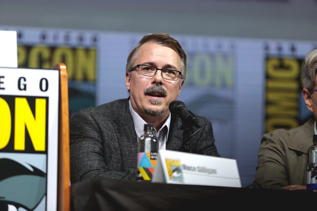 The Genius of Vince Gilligan. Vince Gilligan speaking at the 2018 San ...