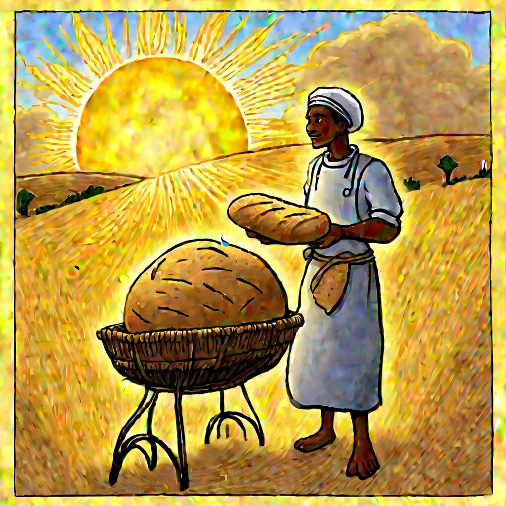 The Bread of the Sun. As I looked upon the eager young man… | by ...