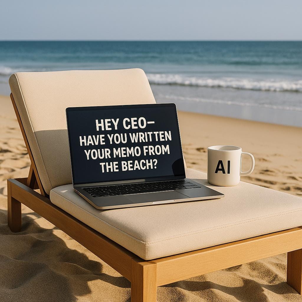 The New Memo from the Beach (2025) | by Sanjay Bhargava | Disruptor’s Playbook | Medium