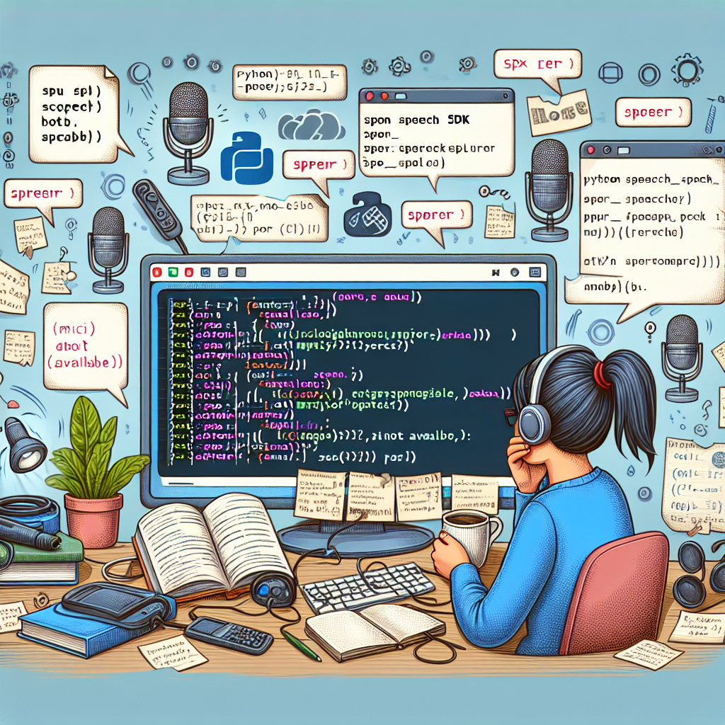 Resolving Spxerr Mic Not Available Troubleshooting Python S Azure Speech Sdk Microphone Error