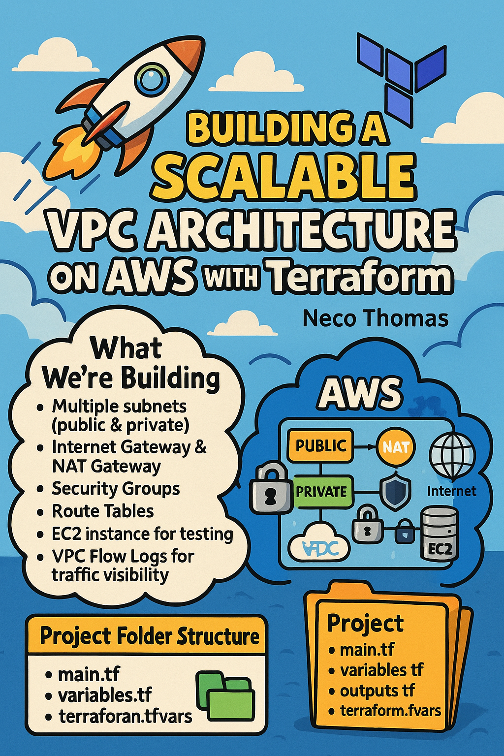 🚀 Building a Scalable VPC Architecture on AWS with Terraform | by Neco Thomas | Medium