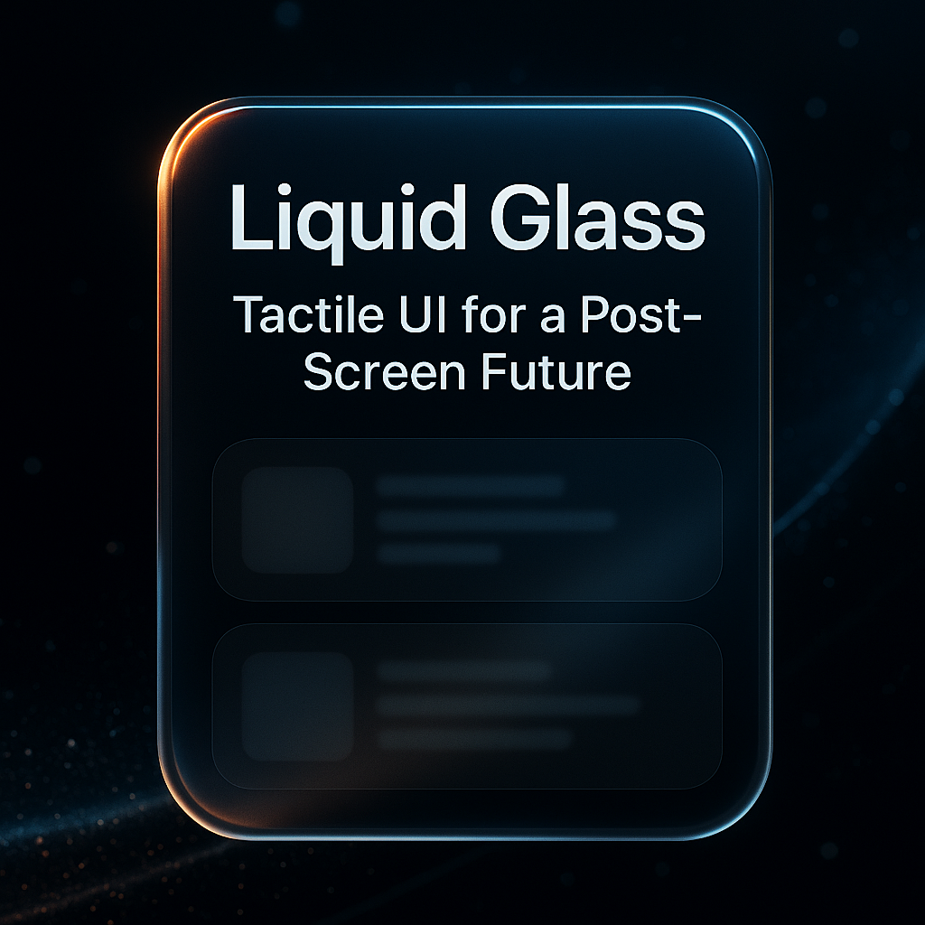 Liquid Glass: Apple’s Next Design Era or a Usability Mirage? | by ...