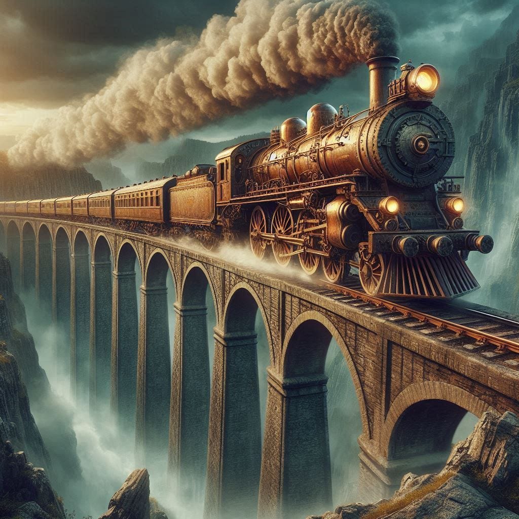 Chasing the Iron Horse. Day 251 — “Viaduct” | by Steven Smith | Fiction ...