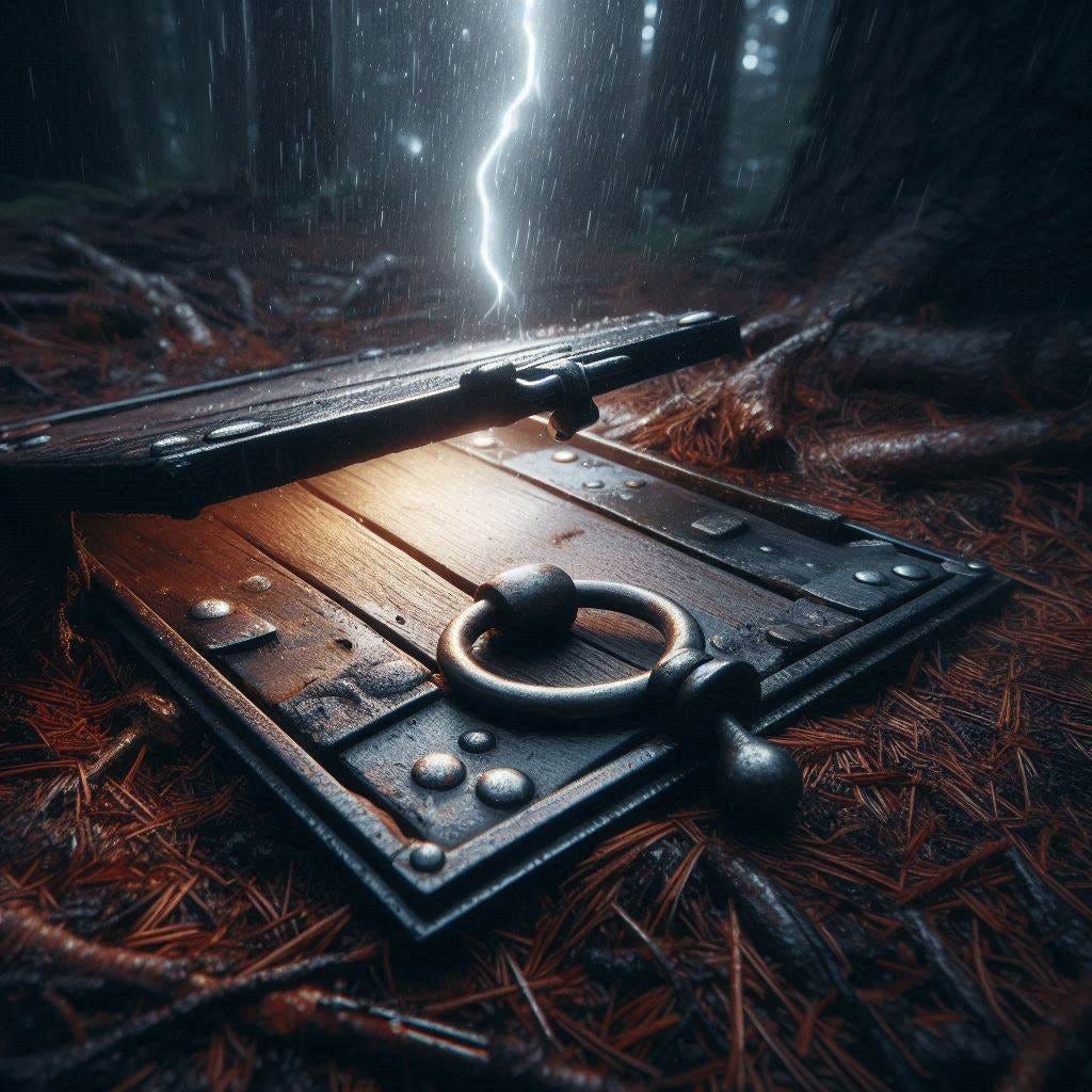 The Trapdoor. The random word is blast, and the genre… | by Patricia ...