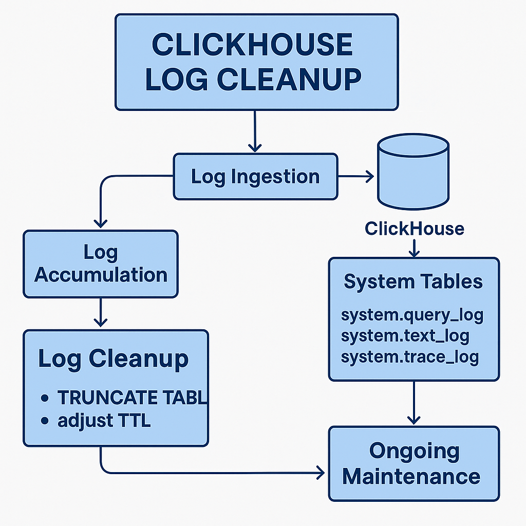 Optimizing ClickHouse for Log Ingestion and System Table Cleanup | by Yash Patel | Medium