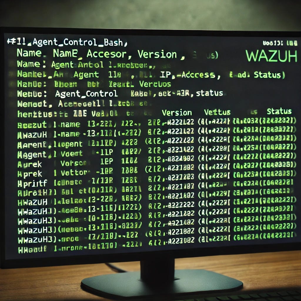 Retrieve all Wazuh agent details in an organized manner from the Wazuh ...