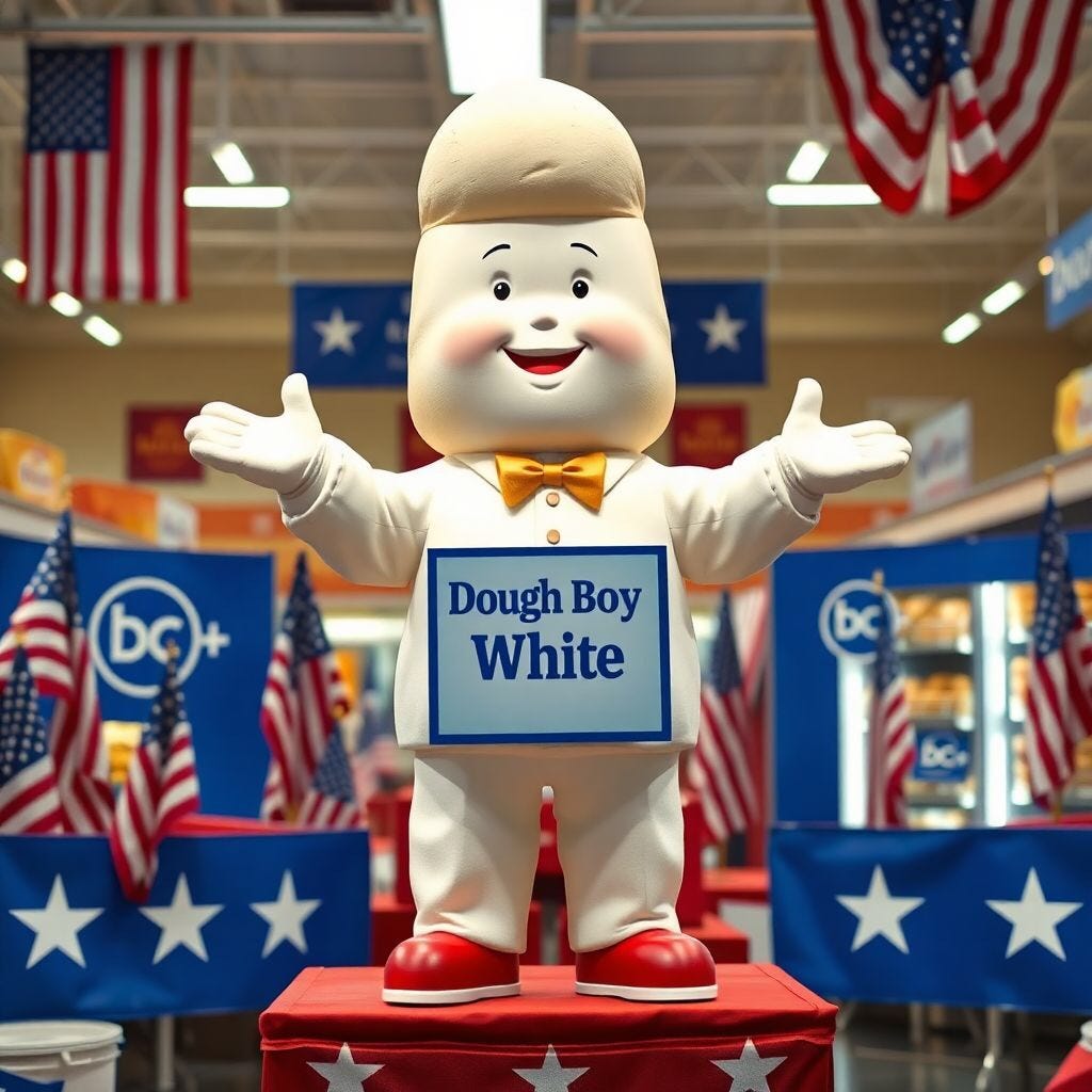 Pillsbury Dough Boy Political Parody | by gab1930s | Medium