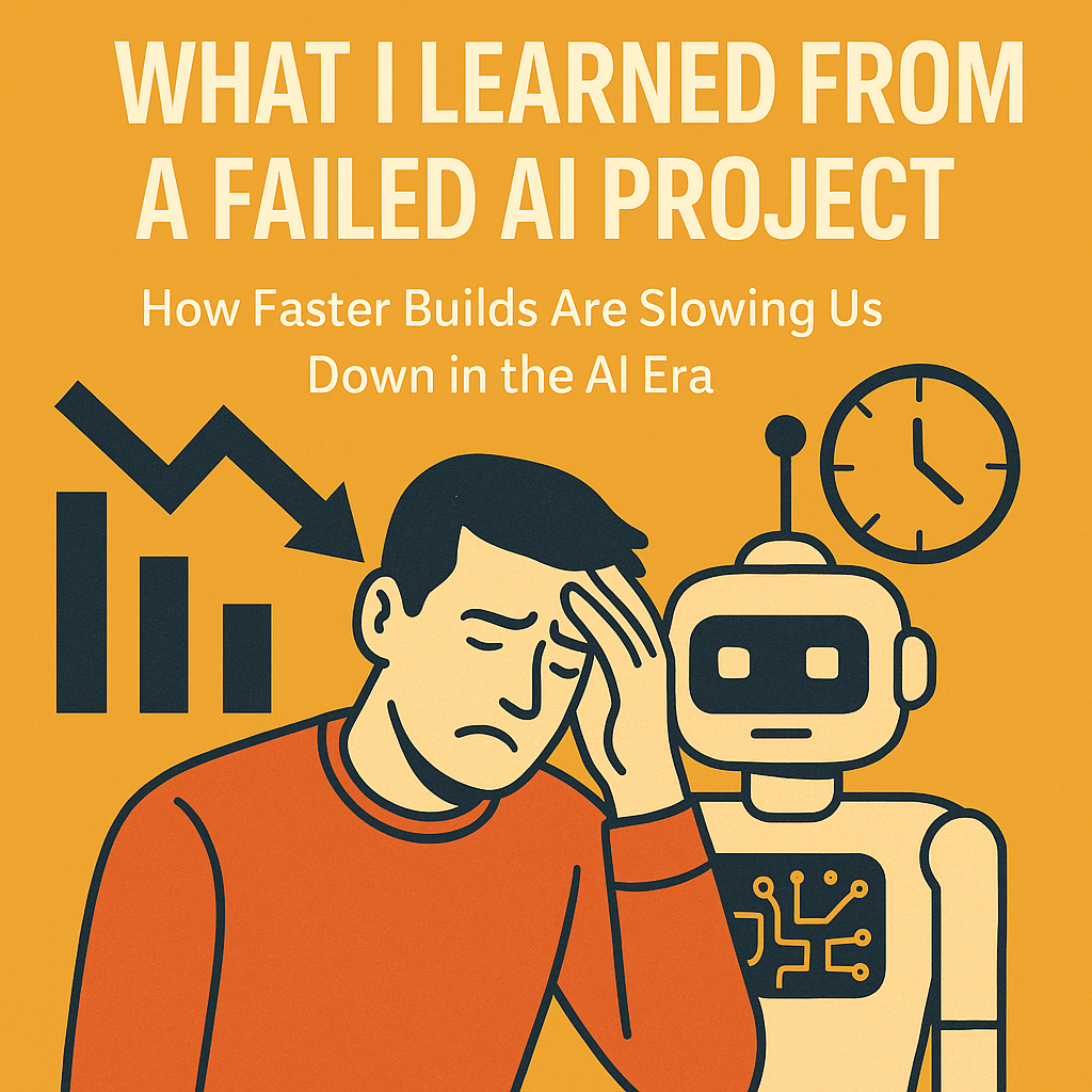 💥 What I Learned from a Failed AI Project | by Tanmay Garg | Aug, 2025 ...