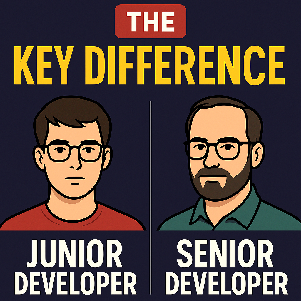 Junior vs Senior Developer: The Key Difference No One Talks About | by ...