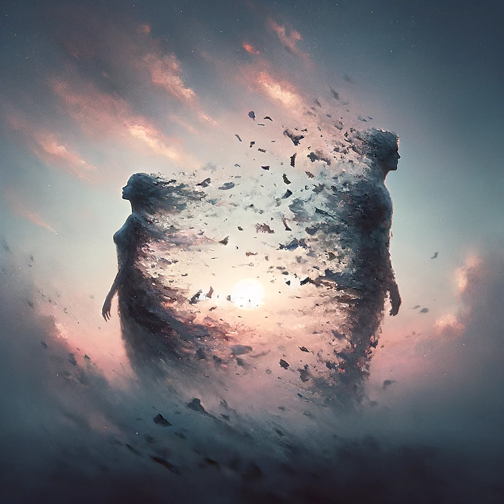 “We scatter with the whisper of the wind, as if what was between us was ...