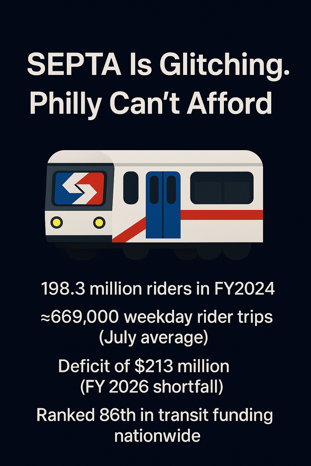When SEPTA Stalls, So Does Philadelphia. | by CLRTHRU Insights | Medium