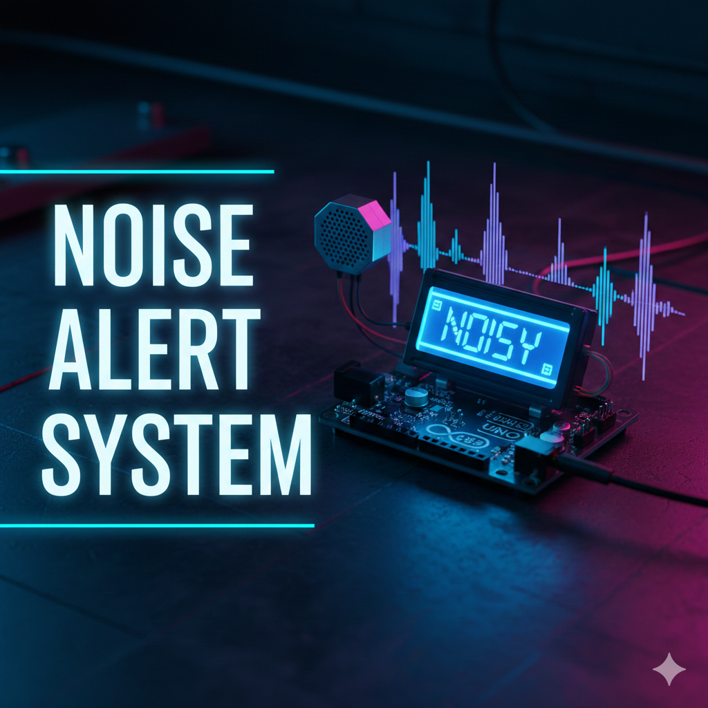 Build a Simple Noise Level Warning System with Arduino 🔊⚠️ (LCD ...
