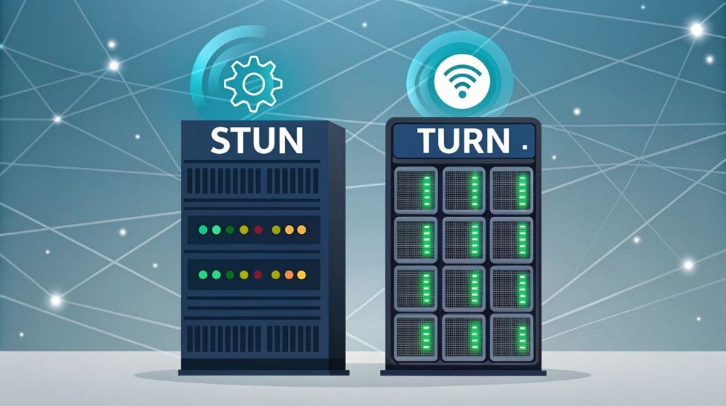 STUN and TURN Servers: The Hidden Engines of WebRTC Connectivity | Medium
