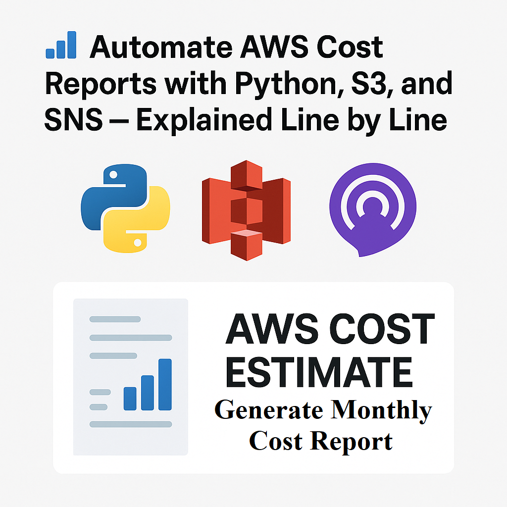 📊 Generate AWS Cost Estimation Reports with Python, S3 Presigned URL, and SNS | by Manohar ...