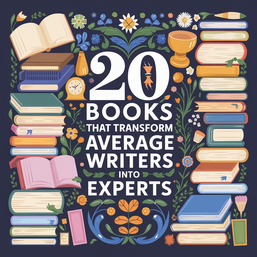 20 Books That Transform Average Writers Into Experts | by John Edwin ...