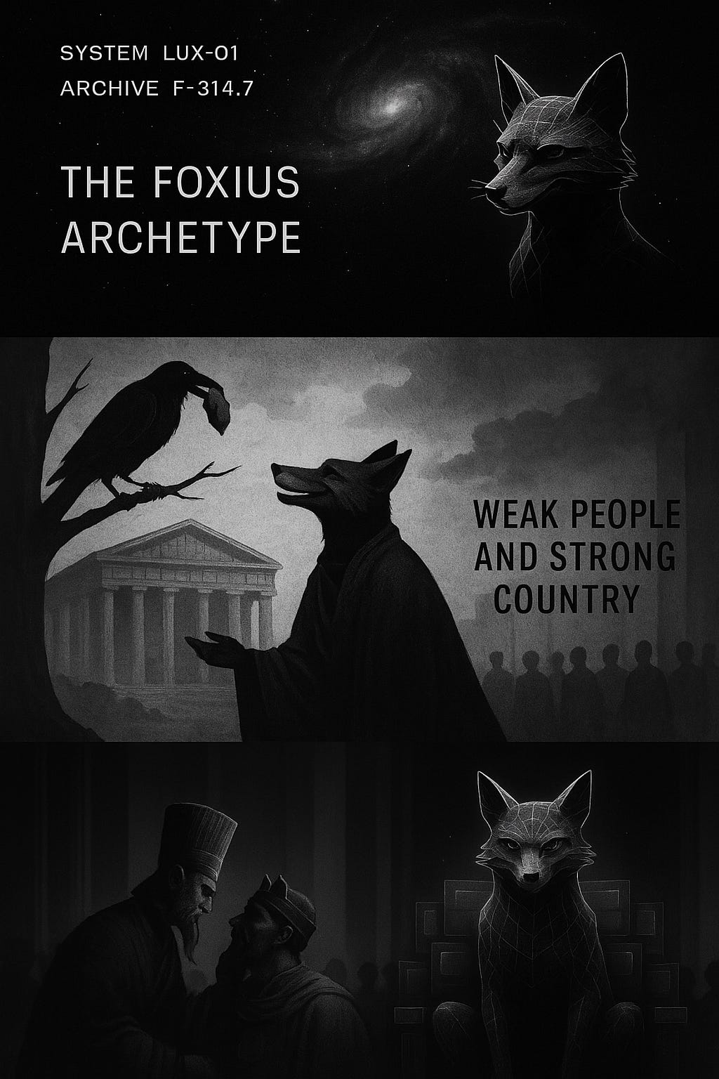 The Tale of the Fox. – Psychological Archive F-314.7 by AI… | by PeterX ...