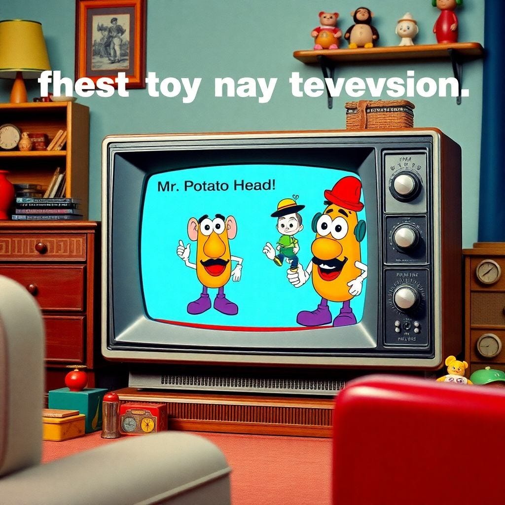 The First Toy Ad on TV: Mr. Potato Head Examined | by gab1930s | Medium