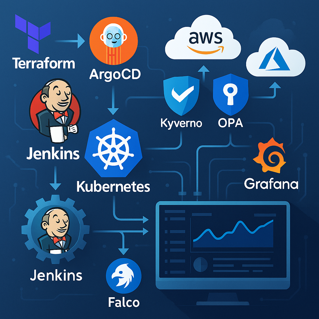 Adv Devsecops Part 7 🧱deploy The Full Devsecops Stack With Terraform And Gitops By Dipak