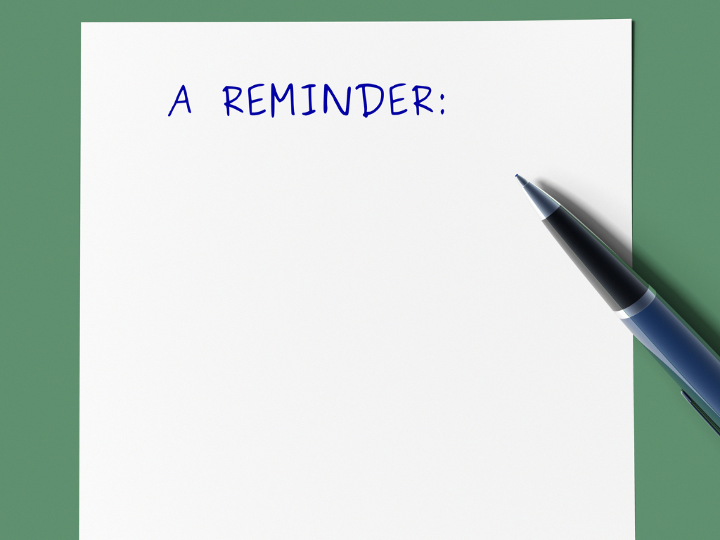 A Gentle Reminder…… To Myself. New year resolutions to daily… | by ...