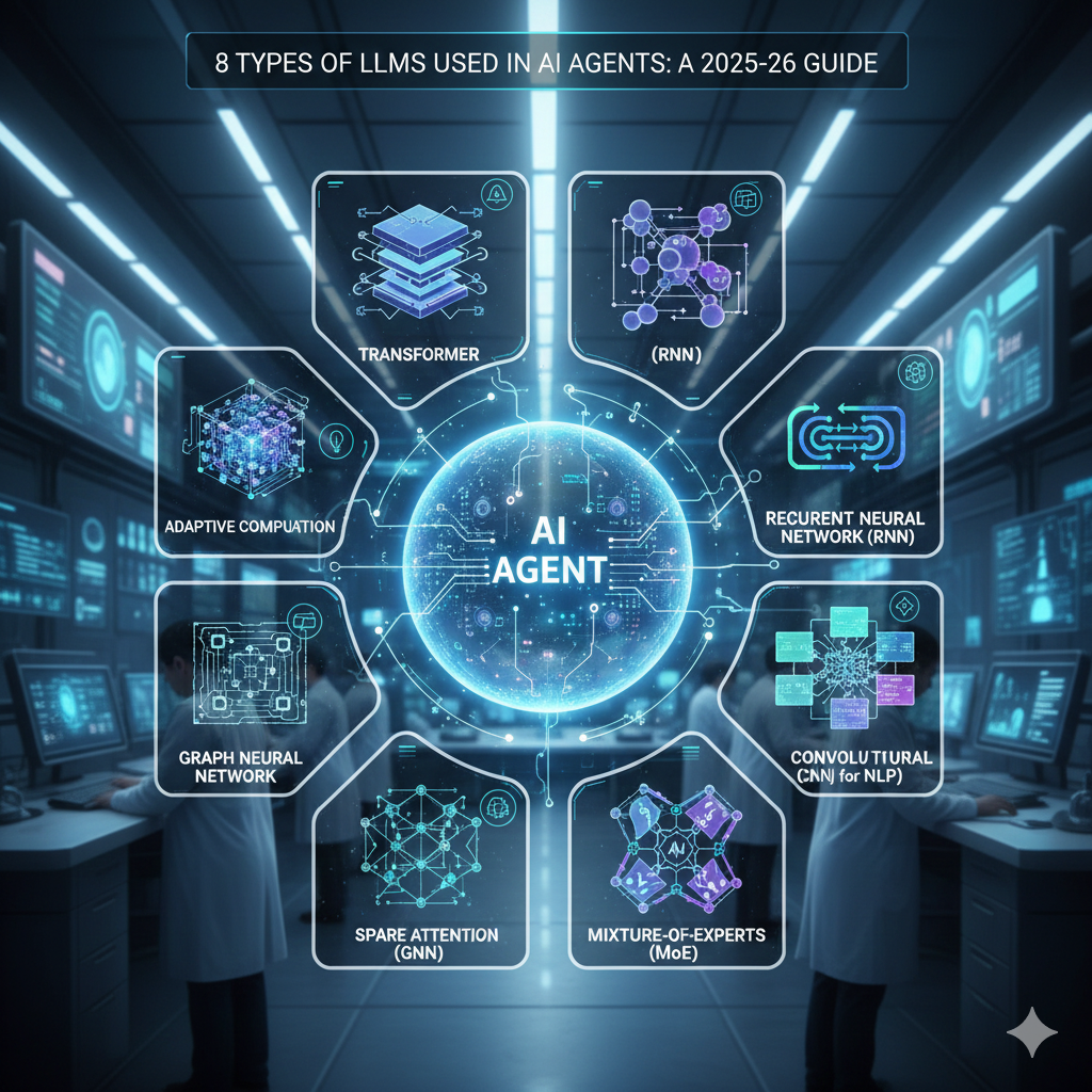 8 Types of LLMs Used in AI Agents: A 2025–26 Guide to Model ...