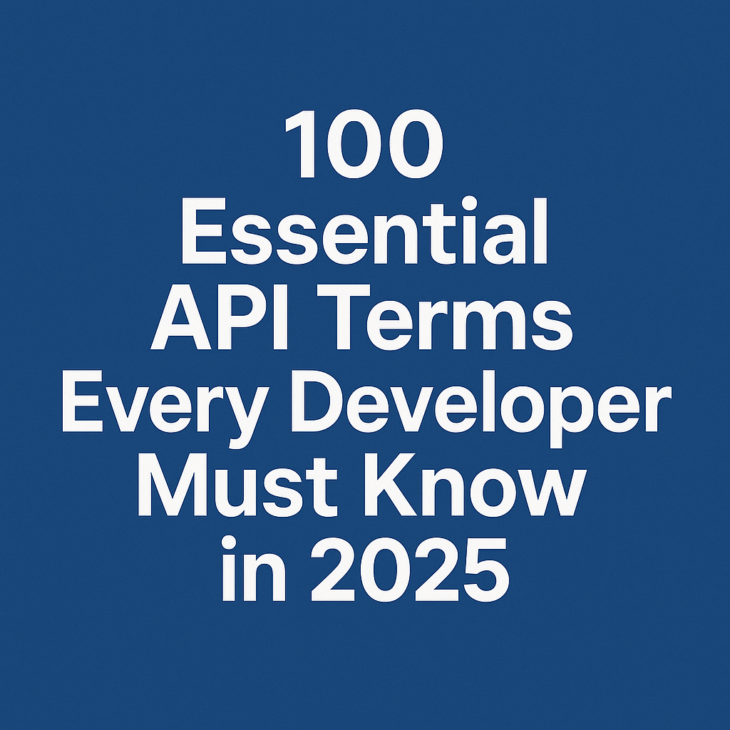 100 Essential API Terms Every Developer Must Know in 2025 | by AshokReddy | May, 2025 | Medium