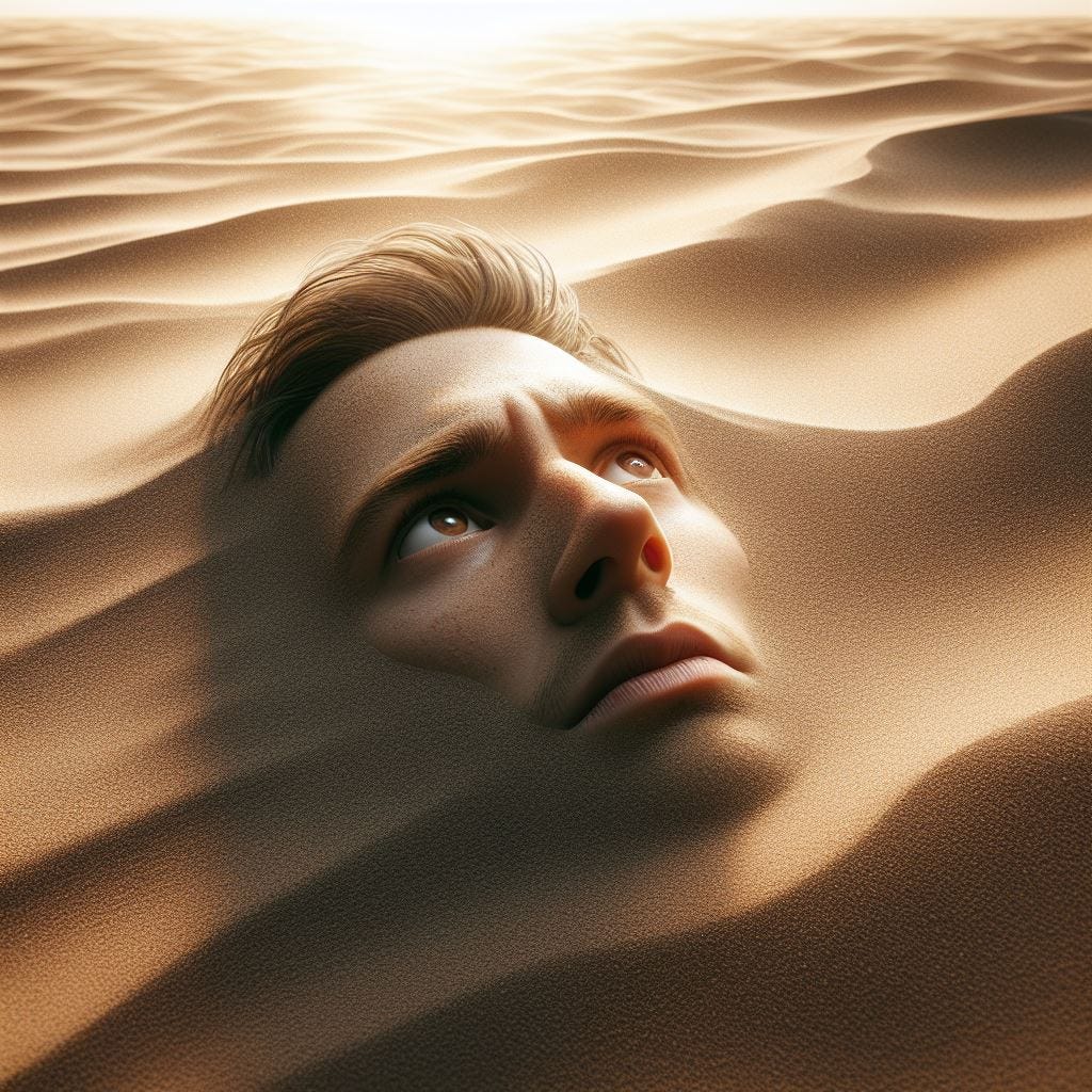 Is Your Head Buried in the Sand?. Let me point out five more of the ...