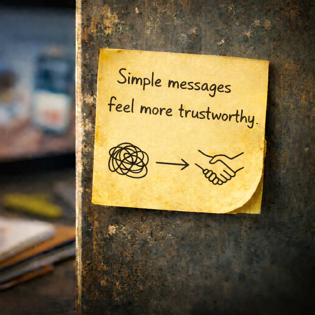 Why Simple Messages Feel More Trustworthy - Gisela Ayu - Medium