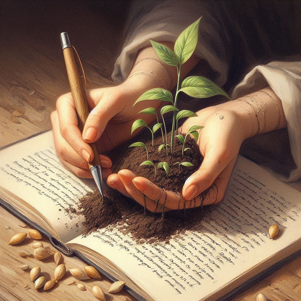When Writing Feels Like Planting Seeds | by Bir Kshetrimayum.. | Be ...
