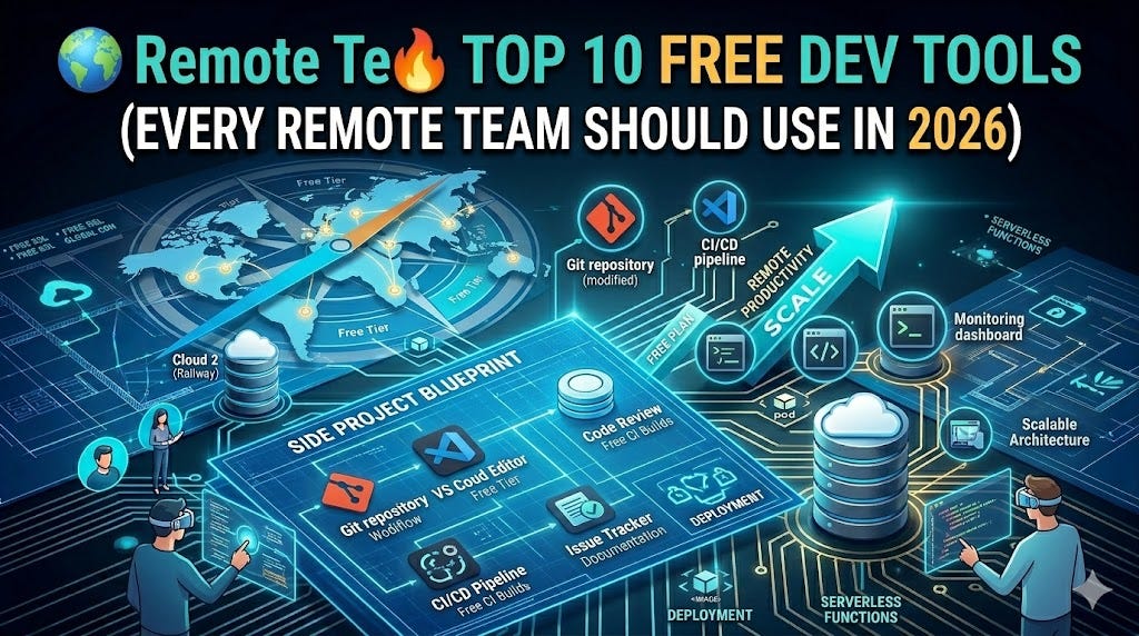 🌍🔥 Top 10 Free Dev Tools Every Remote Team Should Use in 2026 | by ...