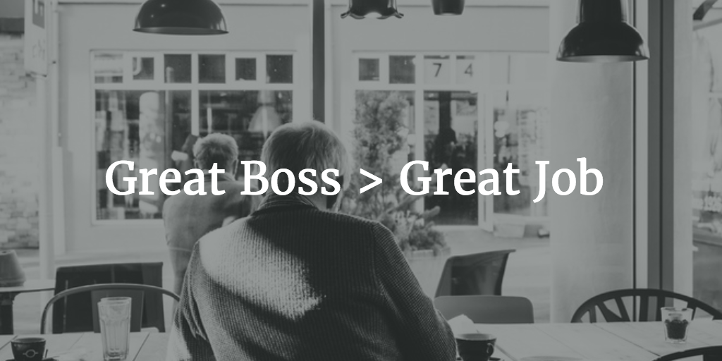 Great Boss > Great Job. I would like to first extend the… | by Kelvin ...