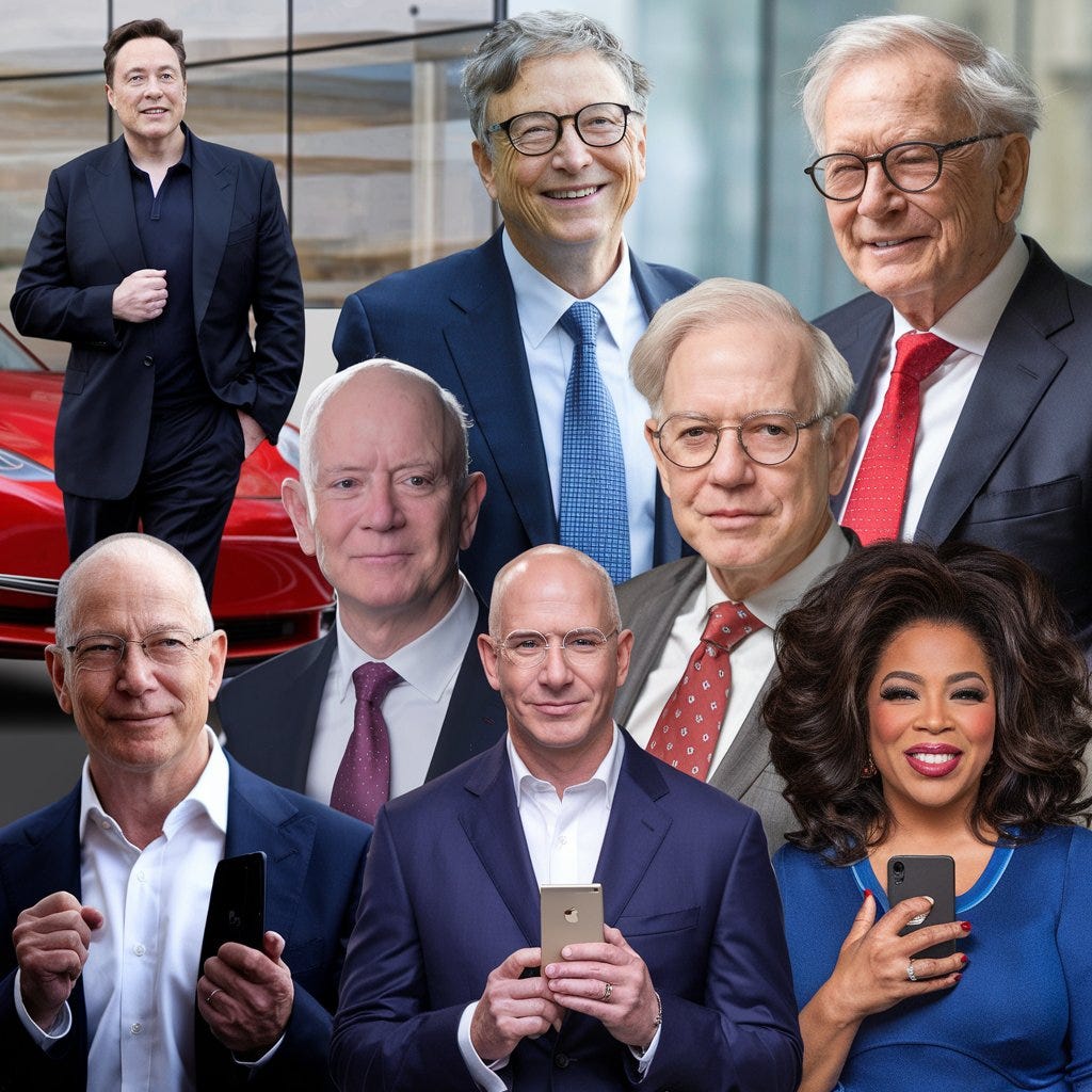 Lesson of the Titans: World's Most Successful People "Success leaves ...