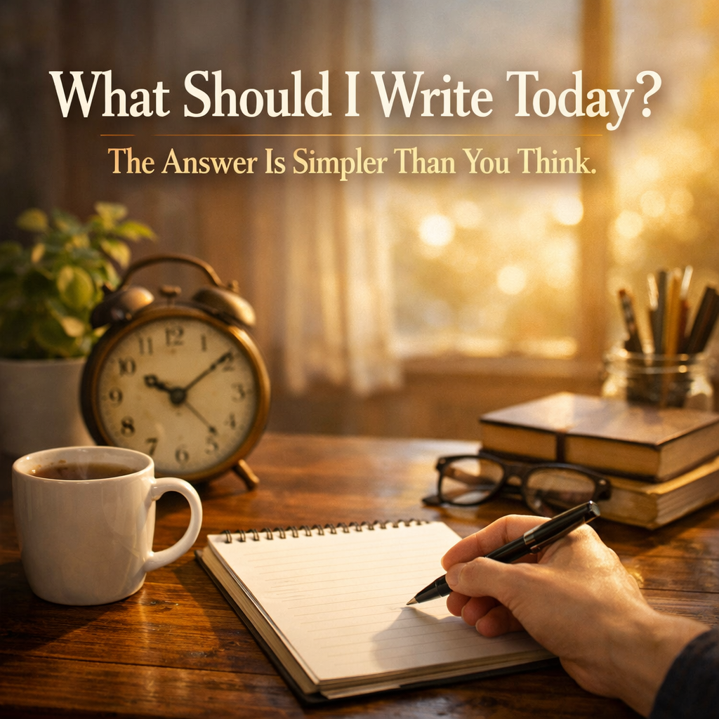 What Should I Write Today? The Answer Is Simpler Than You Think. | by ...