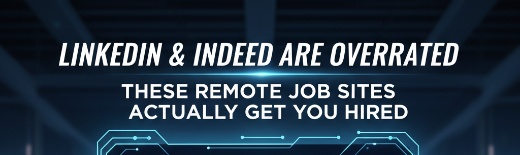 LinkedIn and Indeed Are Overrated. These Remote Job Sites Actually Get ...