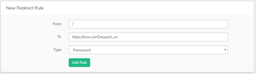 Redirect all site traffic to another domain — Laravel Forge - Marco Rivadeneyra - Medium
